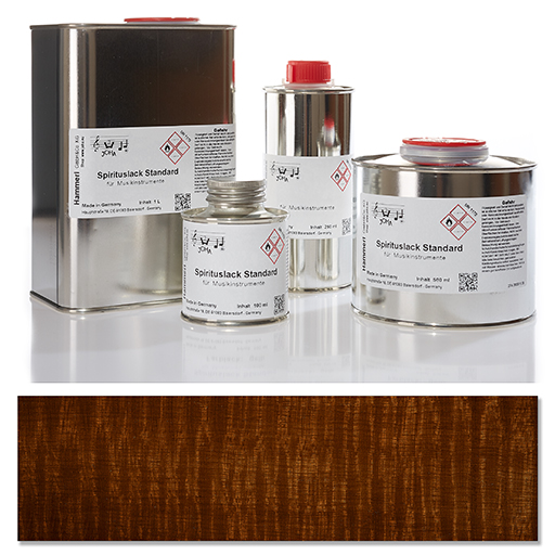 Hammerl Spirit Colour Varnish Standard, Brown, 250ml – Violins Australia