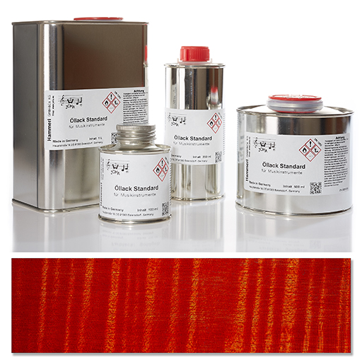 Hammerl Oil Colour Varnish Standard, Red, 1L – Violins Australia