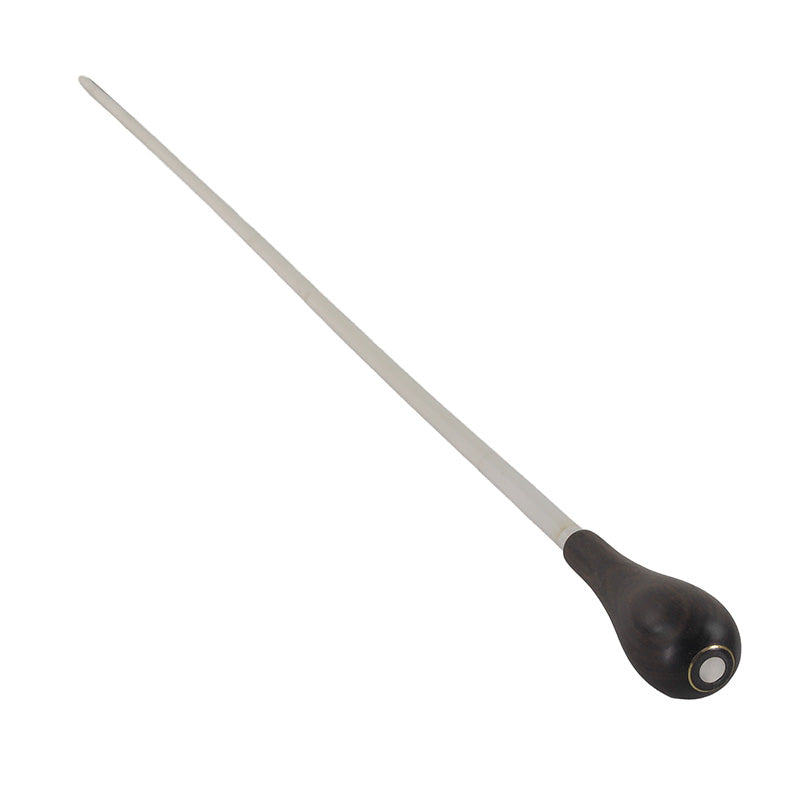 Takt White Conductors Baton with Pear-Shaped Ebony Handle & Parisian E ...